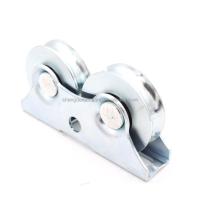 China Freezer Cold Room Sliding Door Roller Stainless Steel Bracket Nylon Pulley for Chiller Storage Door for sale