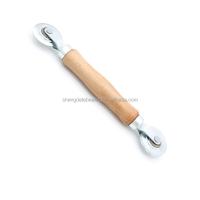 China OEM Galvanized Sliding Door Roller Modern Decorative Pulley with Low Noise 1mm Thickness for Barn Door for sale