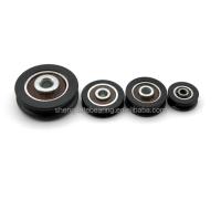 China Nylon Plastic Roller with AxleSliding Door Window Hardware Roller Replacement for sale