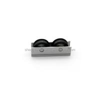 China Flanged Nylon Plastic Roller Wheel Sliding Window Door Groove Roller Guide for sale