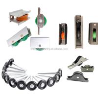 China Wheel Sliding Door Roller Trolley Nylon Roller Plastic Roller for Heavy Glass Door for sale