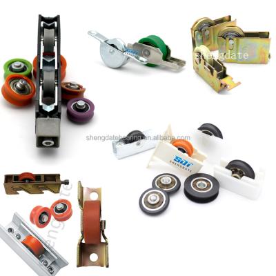 China Replacement Nylon Roller Sliding Door Pulley, Plastic Window Roller Set for Aluminum Profile for sale