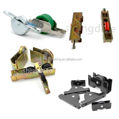 China Heavy Duty Plastic Sliding Window Roller Assembly, Double Wheel Nylon Roller for Glass Sliding Door for sale