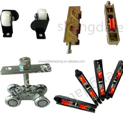 China Double Wheel Nylon Sliding Door Roller System, Heavy Duty Plastic Roller for Window for sale