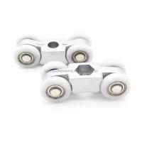 China Plastic Window Roller  Frame Anti-Derailment Slide Roller for Shower Enclosure Door for sale
