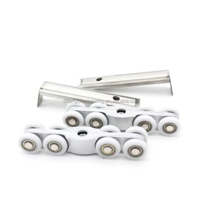 China Sliding Door Roller Zinc Alloy with Nylon Tire Replacement Plastic Window Roller for Patio & Barn Door for sale