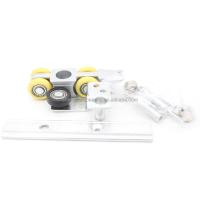 China Sliding Window Roller Zinc Alloy for Barn Door Long-Lasting Slide Roller with Nylon Ring for Shower for sale