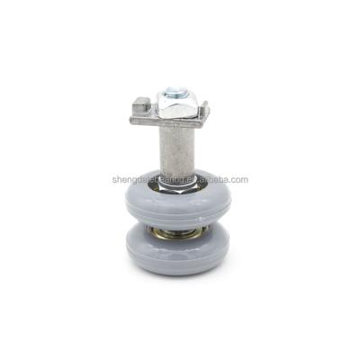 China Black Balcony Wheels for Glass Door Silent Nylon Sliding Roller with Bearing for sale