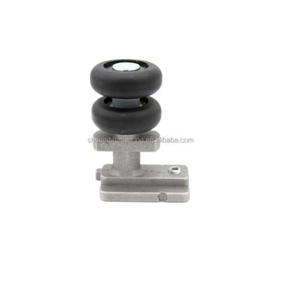 China High Quality Black Nylon Balcony Sliding Wheels for Aluminum Doors and Windows for sale