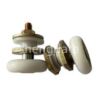 China Box Plastic Shower Cabin Parts Wheels Plastic Roller Wheel Sliding Shower Room Door Wheels for sale