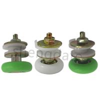 China Box Plastic Shower Cabin Parts Wheels Plastic Roller Wheel Sliding Shower Room Door Wheels for sale