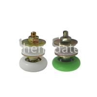 China Box Plastic Shower Cabin Parts Wheels Plastic Roller Wheel Sliding Shower Room Door Wheels for sale