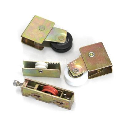 China Cabinet Door Wheels Copper Serie for Sliding Glass Doors Nylon Pulley Wheel for sale