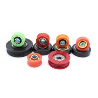 China U Groove Guide Rail Rollers Bearing  With 626 608  Bearing Pulley Gate Wheel for sale