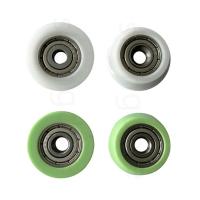 China POM Nylon Bearing Plastic Coated Wheel Sliding Door Roller for sale