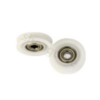 China POM Nylon Bearing Plastic Coated Wheel Sliding Door Roller for sale