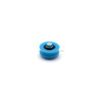 China Shower Roller Wheel Plastic Door Pulley Shaft Sliding Roller Nylon Wheel for Bathroom for sale