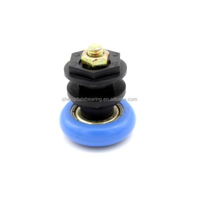 China Heavy Duty U Groove Sliding Door Wheels with 608ZZ Bearings for sale