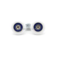 China Cost-Effective U Groove Nylon Roller Wheels for Sliding Aluminum Doors with Ball Bearings for sale