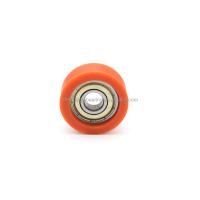 China Cost-Effective U Groove Nylon Roller Wheels for Sliding Aluminum Doors with Ball Bearings for sale