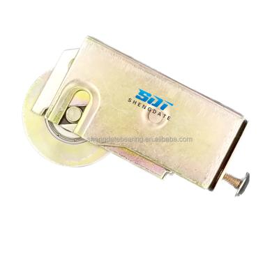 China Complete Sliding Door Roller Track System for Easy Installation  Single Double Tandem Wheel for sale