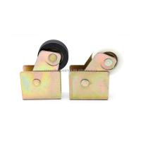 China V Groove Sliding Door Window Roller South America Window Hardware Zinc Plated L25 Aluminum Window Rollers for sale
