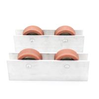 China Factory Direct Sales Middle East Africa Market Aluminum Sliding Window Roller V Groove Window Pulleys Bearings Rollers for sale