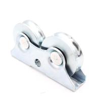 China V Groove Wheel Sliding Gate Heavy Duty Caster Track Roller Rolling Gate Wheels Electroplated Pressure Bearing Pulley for sale