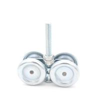 China V Groove Wheel Sliding Gate Heavy Duty Caster Track Roller Rolling Gate Wheels Electroplated Pressure Bearing Pulley for sale