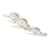 China Plastic Roller Pulley for Wardrobe Sliding Doors U Groove Glass Partition Wheels for sale