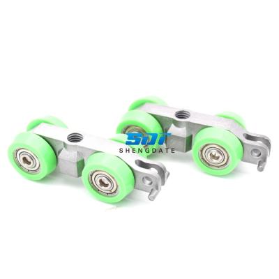 China Hardware Window Roller Soft Close Slide Door Mechanism Kitchen Door Soft Close Sliding Roller for sale