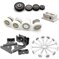 China Plastic Nylon Pulley 1125 1175 Wheels With Ball Bearings 608zz Aluminium Sliding Door and Windows Roller Wheel for sale