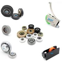 China Plastic Nylon Pulley 1125 1175 Wheels With Ball Bearings 608zz Aluminium Sliding Door and Windows Roller Wheel for sale