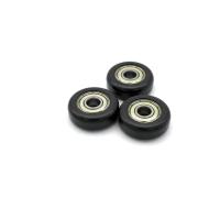 China Sliding Window and Door Roller Carretilla Sencilla Pabose Black Steel Frame for Mexico for sale