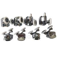 China Sliding Glass Door Parts Shower Door Rollers Double Wheels Shower Cabin Wheel Pulley for sale