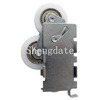 China Aluminum Windows Door Wheel plastic coated bearing PVC sliding window roller nylon sliding door pulley for sale