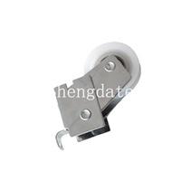 China Aluminum Windows Door Wheel plastic coated bearing PVC sliding window roller nylon sliding door pulley for sale