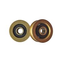 China 5x21mm U groove Small Metal Bearing Pulley for Window Door for sale