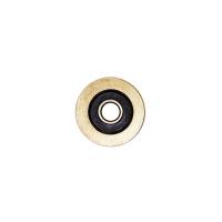 China 5x21mm U groove Small Metal Bearing Pulley for Window Door for sale