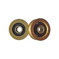 China U Deep Groove Brass Bearing Roller for Sliding Door and UPVC Window for sale