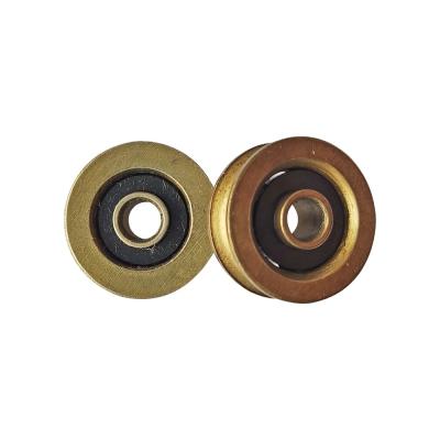China U Deep Groove Brass Bearing Roller for Sliding Door and UPVC Window for sale