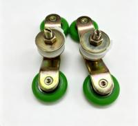 China Wear Resistant Nylon POM Sliding Door Roller with Colored Zinc Housing, Durable Window Roller Pulley Wheel for Quiet Sliding for sale