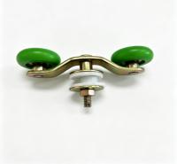 China Wear Resistant Nylon POM Sliding Door Roller with Colored Zinc Housing, Durable Window Roller Pulley Wheel for Quiet Sliding for sale
