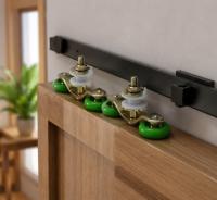 China Wear Resistant Nylon POM Sliding Door Roller with Colored Zinc Housing, Durable Window Roller Pulley Wheel for Quiet Sliding for sale
