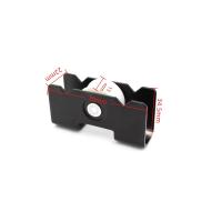 China Carretillas Garruchas Para Ventana De Aluminio L20 Black  Multi Tooth Clip Nylon Wheel Sliding Window Roller for sale