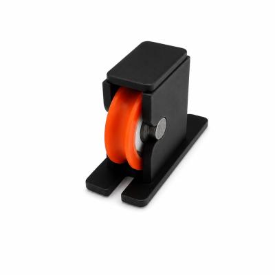 China Latin America Market Black Plastic Housing Nylon Wheel Sliding Window Roller L20 L25 L4000 Snap in for Aluminum UPVC Door for sale