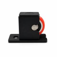 China Latin America Market Black Plastic Housing Nylon Wheel Sliding Window Roller L20 L25 L4000 Snap in for Aluminum UPVC Door for sale