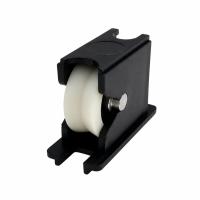 China Latin America Market Black Plastic Housing Nylon Wheel Sliding Window Roller L20 L25 L4000 Snap in for Aluminum UPVC Door for sale