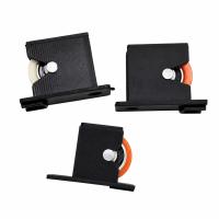 China Latin America Market Black Plastic Housing Nylon Wheel Sliding Window Roller L20 L25 L4000 Snap in for Aluminum UPVC Door for sale