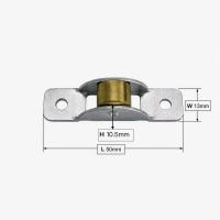 China Modern Iron Galvanized Exterior Hotel Sliding Door Bottom Rollers Durable Rust-proof  Rolling Easy Install for Garage Door for sale